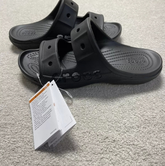 CROCS | Shoes | Nwt Iconic Crocs Comfort Black Size 9 | Poshmark